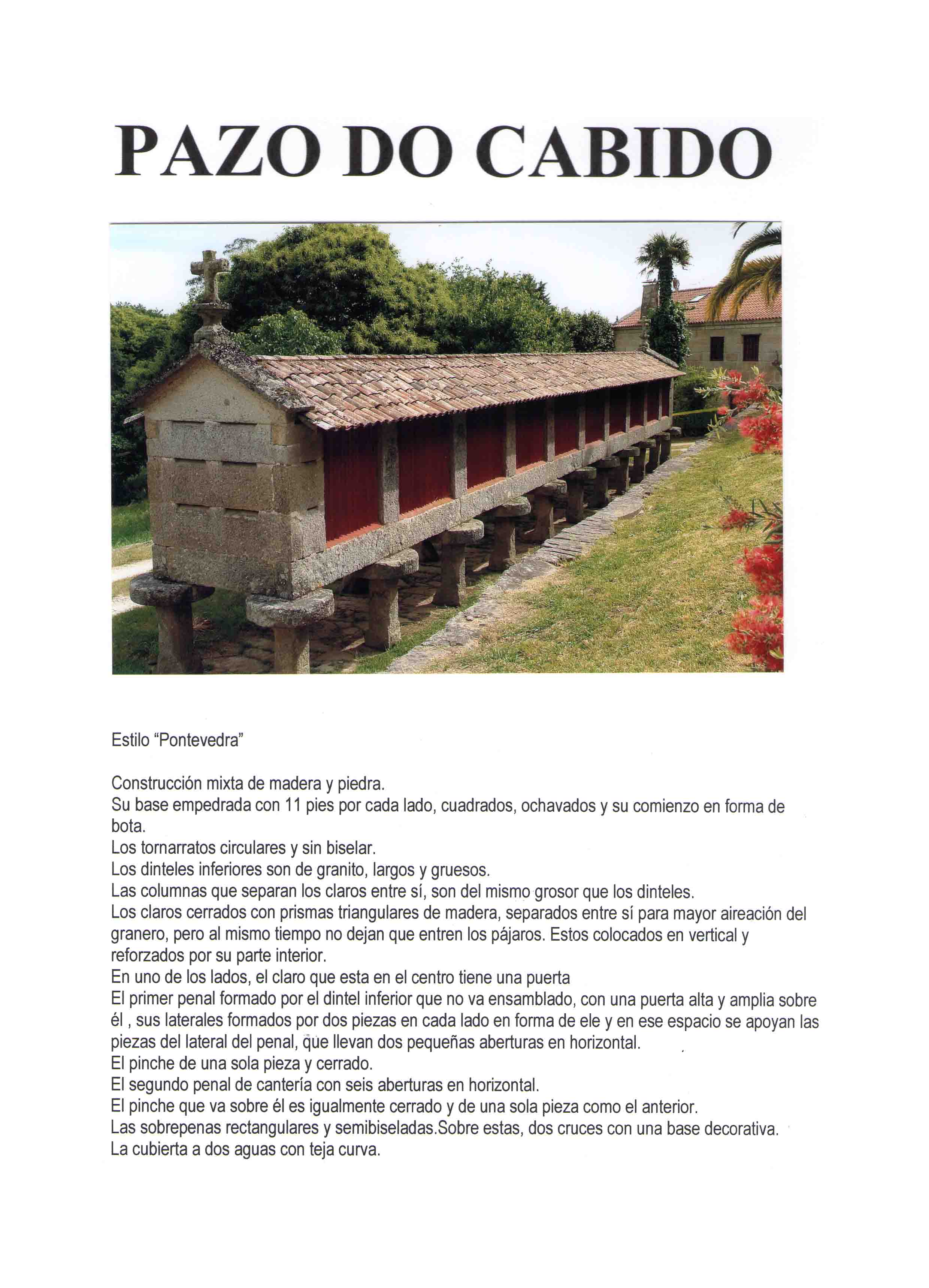 PAZO DO CABIDO B | Horreosdegalicia